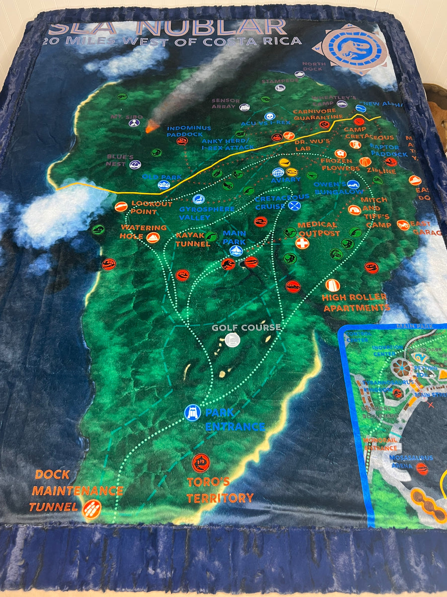 Isla Nublar – My Minx Blankets